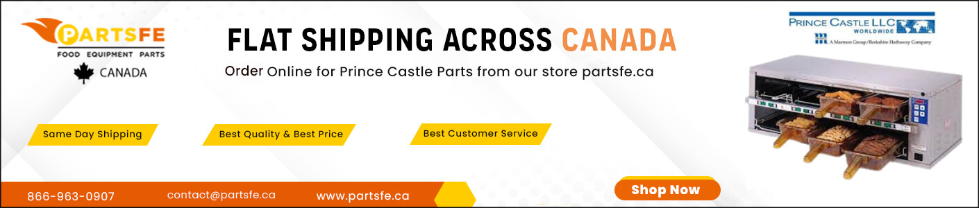 Prince Castle Parts for Broilers, Grills, Toasters